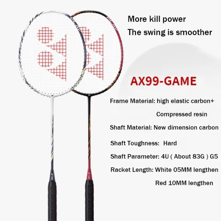 YONEX ASTROX 99 PRO Badminton Racket Full Carbon Single 4U 26-30LBS 83g ...
