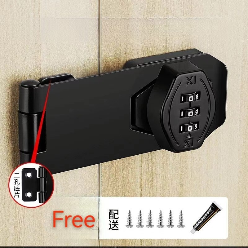 California Combination Lock Bolt Safety Hasp Lock Keyed Hasp Anti-theft ...