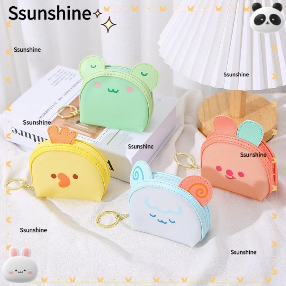 SSUNSHINE Wallets, PVC Cartoon Animals Coin Purse, Cute Portable with ...