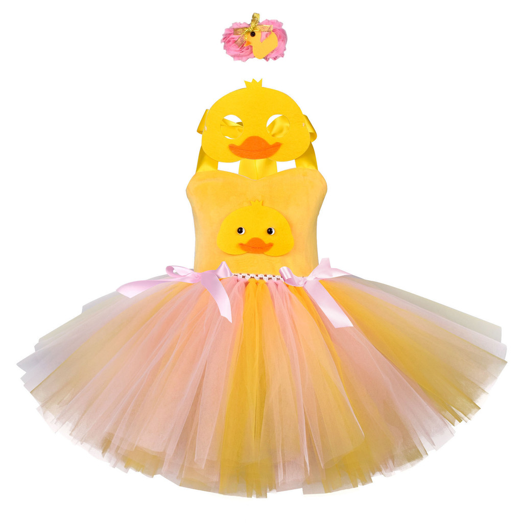 Girl acting costume duckling animal cosplay costume cute duck tutu ...