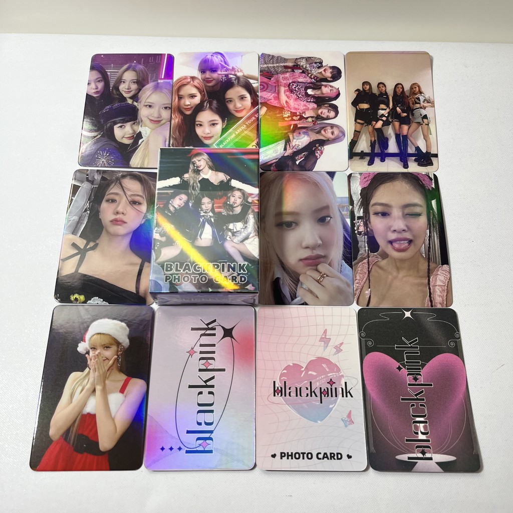 50-124pcs/box BP Laser Holographic Lomo Cards Season's Greetings In ...