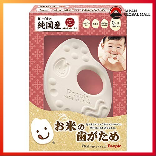 [People] Rice Series Rice Teether Made of rice, safe for baby [Made in ...