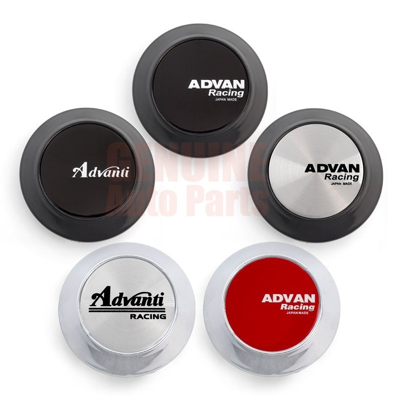 4pcs 68mm ADVAN Center Cap ADVAN Racing BLACK RED SILVER LOGO Car ...