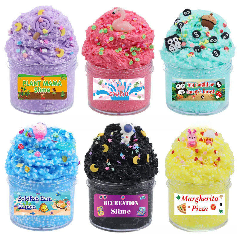 Foam Slime Butter Clay Crystal Clay Decompression Toy Slime Kit ...