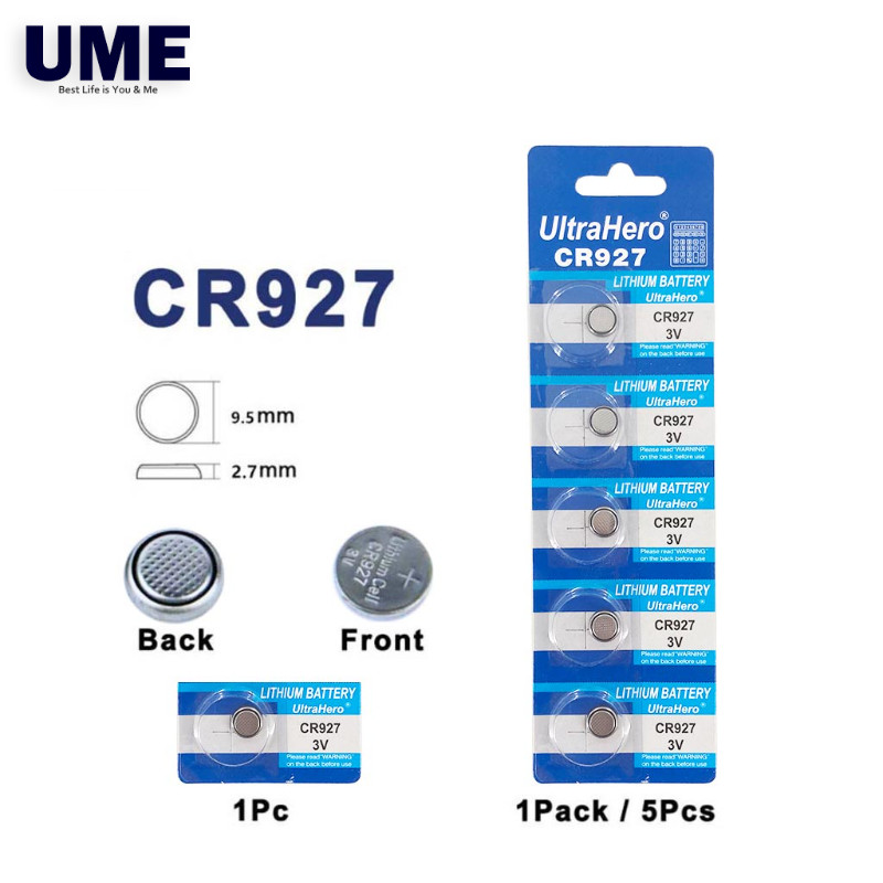 3v CR927 Lithium Button Coin Cell Battery For Calculator Watches Toys ...