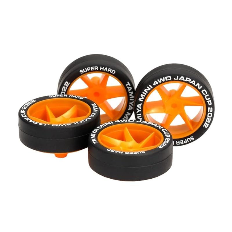 Tamiya Mini 4WD Limited Super Hard Low Height Tire & Spiral Wheel J-CUP ...