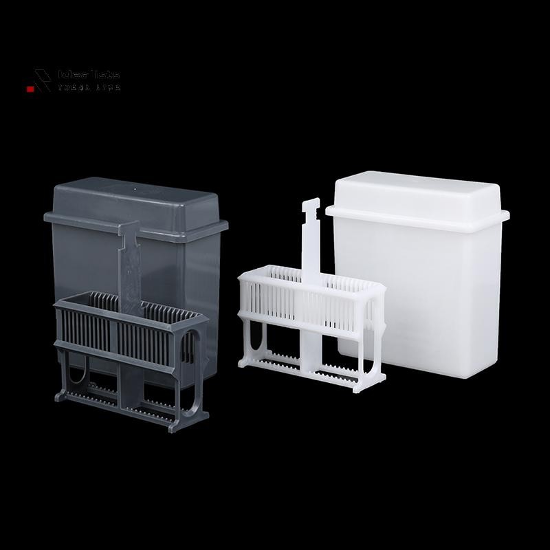 Idealist 24 Slots Staining Jar Rack for Microscope Slides,Slides ...