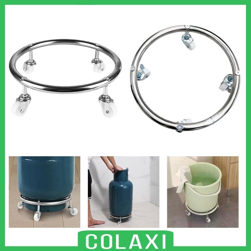 [Colaxi] Movable Cylinder Base Tank Tray Heavy Duty Gas Tank Holder ...