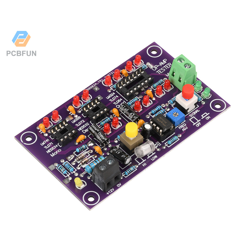 Pcbfun T2 Operational Amplifier OP AMP Tester For Single Mono Dual Quad ...