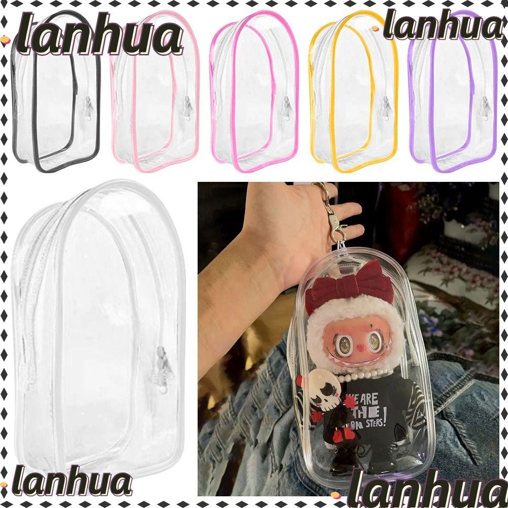 LANHUA Labubu Doll Protective Bag, Thickened 18cm Cotton Doll Cable ...