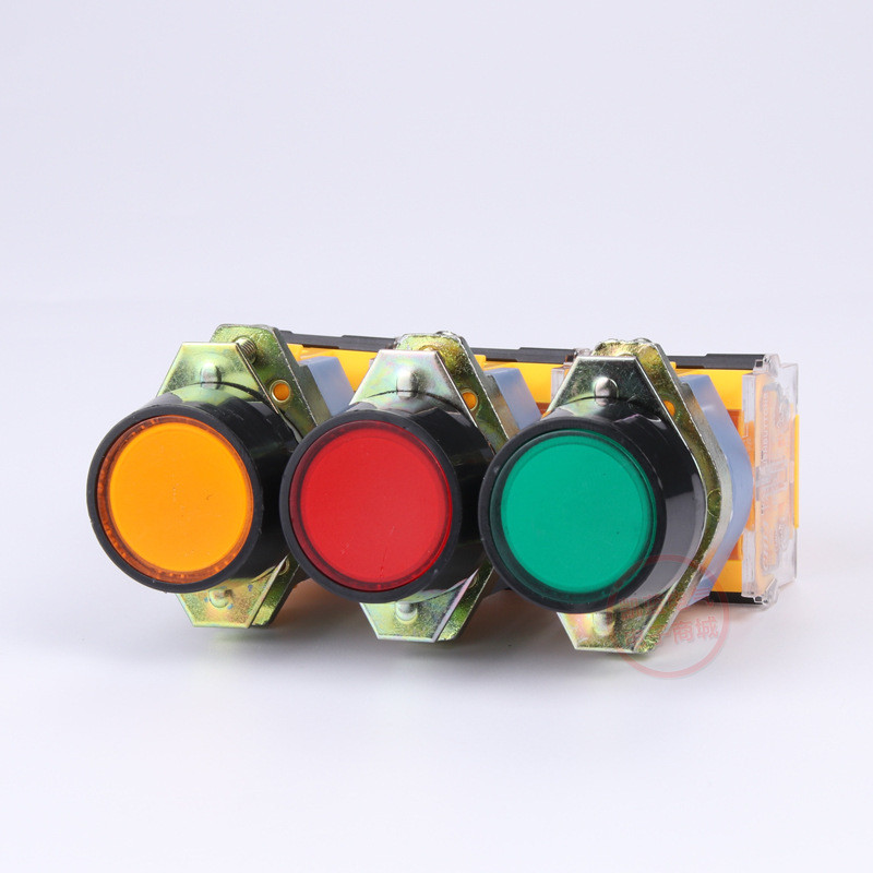 Power Supply Switch Button Switch Self-Reset LA39-11BN Inching Push ...