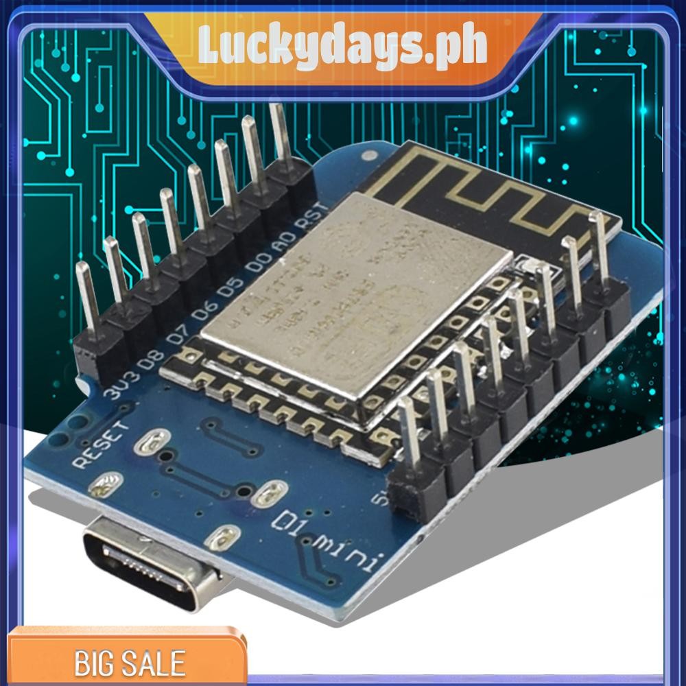 Esp8266 Esp 12f D1 Mini Wifi Development Board Nodemcu Lua Type C For Arduino Shopee Philippines