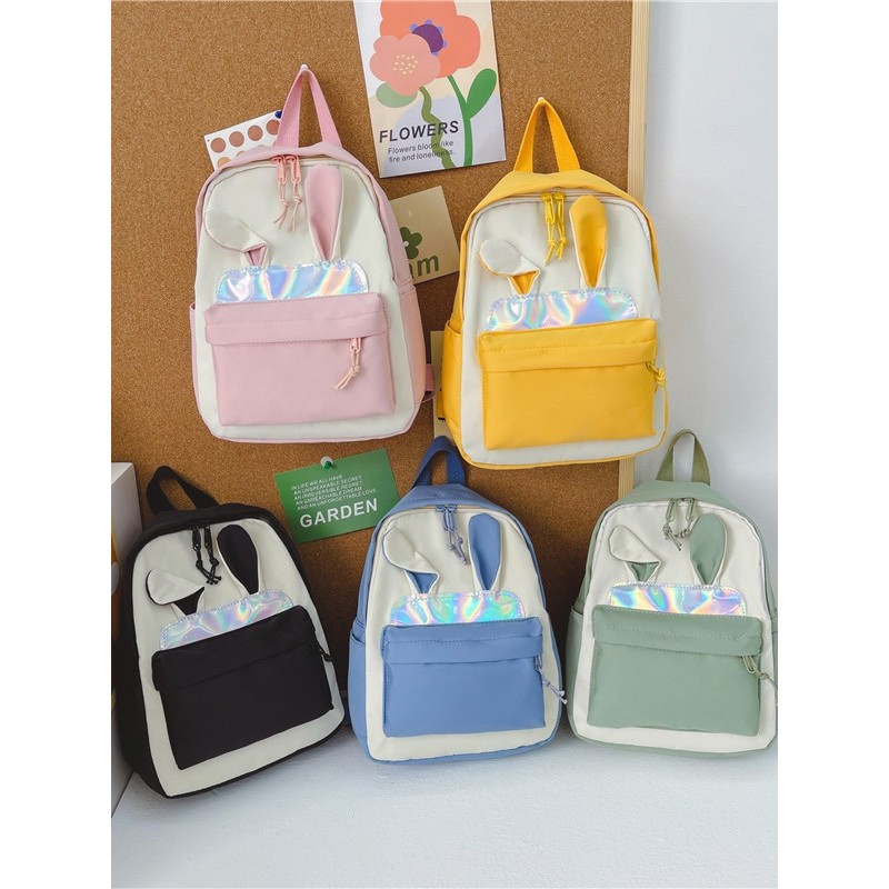 Elementary School Students Small Schoolbags Girls Boys Rabbit Ears ...
