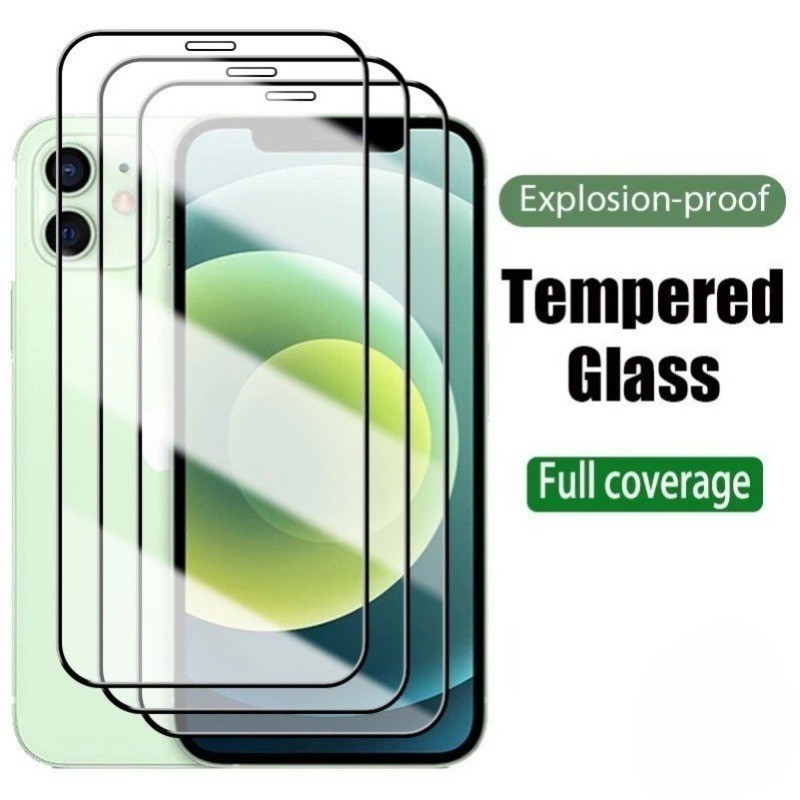 HD Clear Tempered Glass Protection Film For IPhone 16 15 14 13 12 11 ...