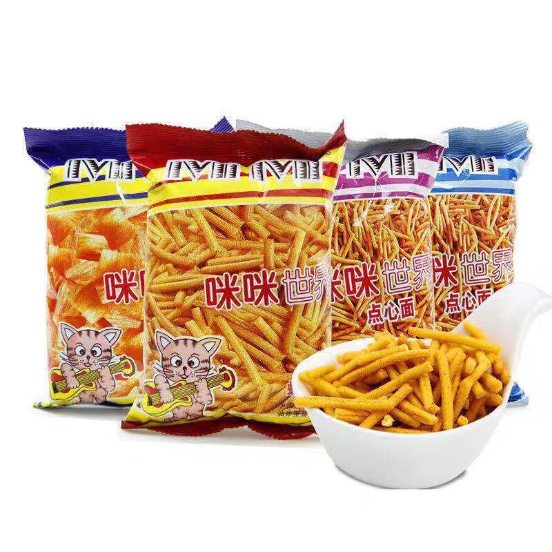 MIMI World MIMI Shrimp Flavor Strips Pastry Noodles 82g Childhood 80 ...