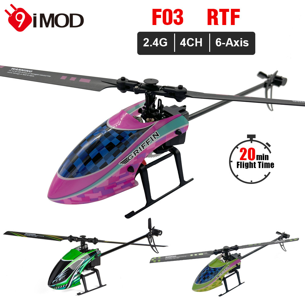 RC Helicopter F03 2.4GHz Professional RC Single Propeller Helicopter ...