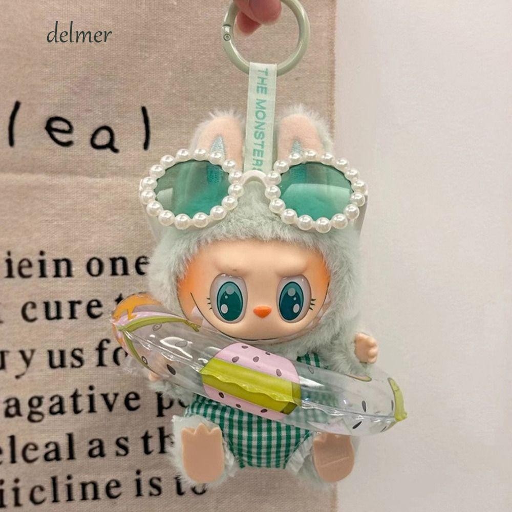 DELMER 17cm Labubu Swimsuit, Swim Suit Surfboard Labubu Doll's Clothes ...