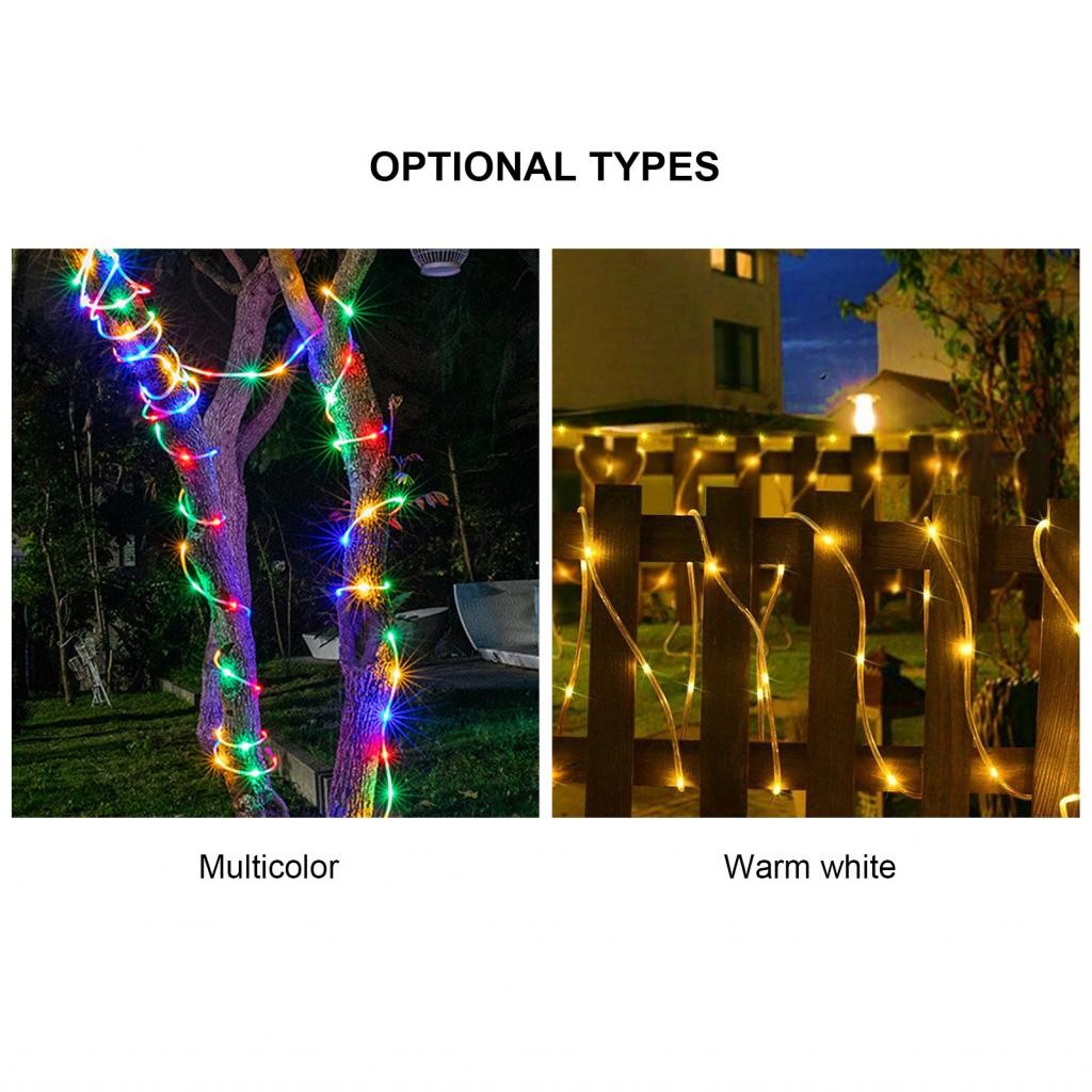 hmeishop 5Meters/16.4Ft 50LEDs Rope Light Combination In waves ...