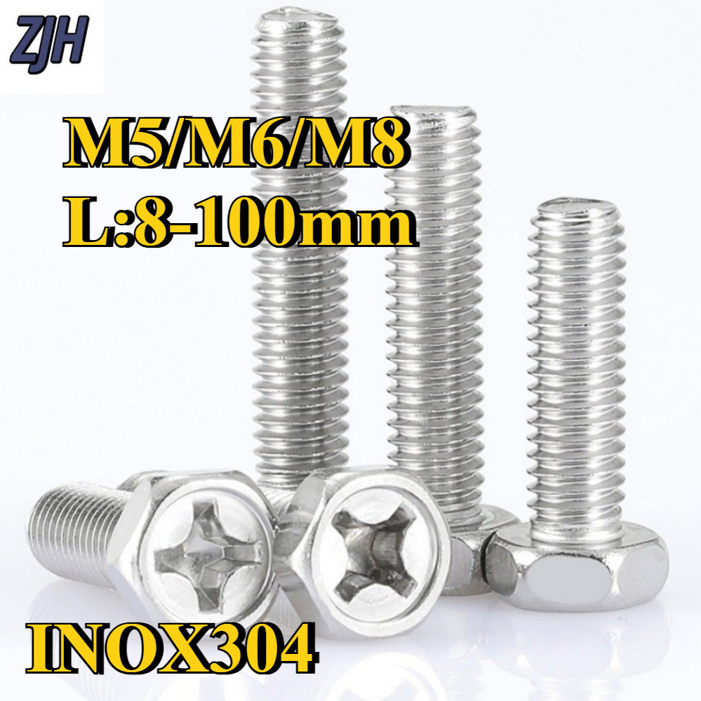 【ZJH】Premium INOX304 Turnilyo - M5 M6 M8 (8mm-100mm) | Pang-Muebles at ...