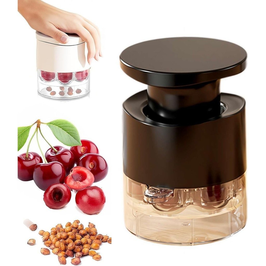 Cherry Pitter, 2025 New Quickly Multiple Cherries Seed Remover Cherry ...