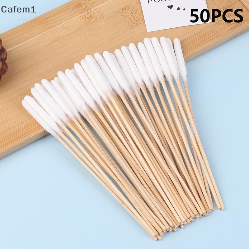 Cfph 50 PCS Large Cotton Swabs With Wooden Sticks For Pets Big Cotton ...