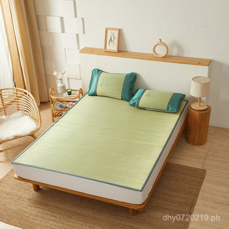 Old-style Dormitory Rattan Mat0.9m1.5Traditional Rice Students ZQ ...