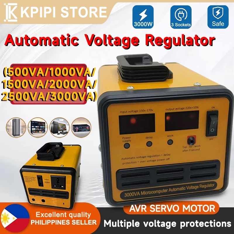 2025 hot sell AVR Automatic Voltage Regulator 220V/3000 watts SVR ...