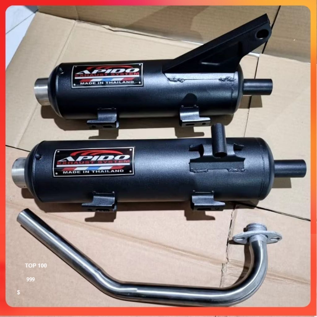 Exhoz exhaust standard racing apido 1set Mio i 125 Mio Sporty BEAT Fi ...