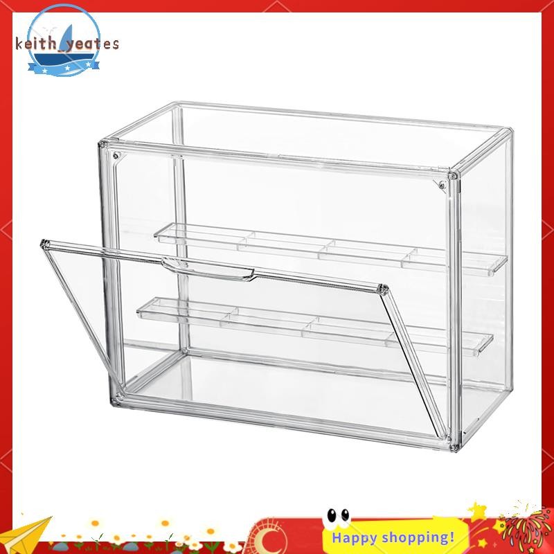 Clear Acrylic Display Case 3 Tier Display Shelf, Stackable Protection ...