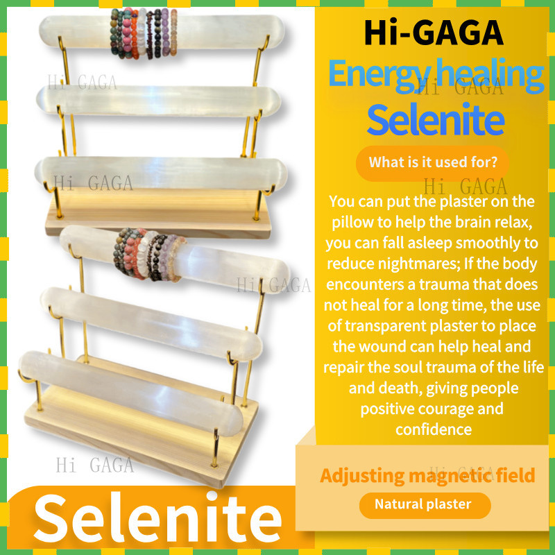 Selenite stand Gypsum-Permeable Degaussing Rack Selenite Display Stand ...