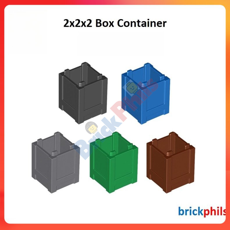 Brickphils Part 61780 - 2x2x2 Box Container | Shopee Philippines