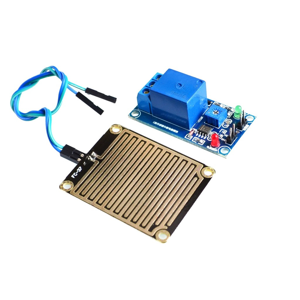 5V 12V Snow Raindrops Detection Sensor Module Rain Weather Module ...