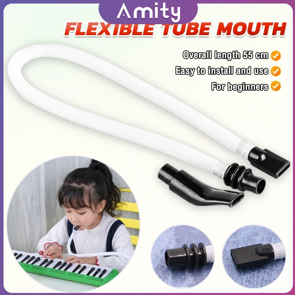 Amity Flexible Tube Mouth Organ Pianica Mouthpiece Musical Instrument ...