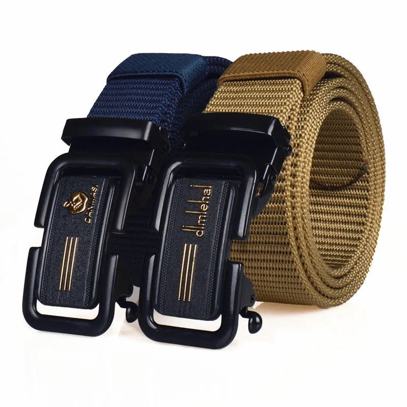 Belt Outdoor Leisure Men's Tactical Toothless Belt Men's Breathable ...