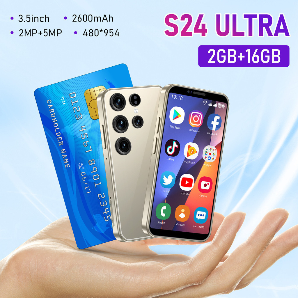S24 Ultra Mini Cellphone Android 8.1 2GB Ram 16GB ROM Smartphone 3.5 ...