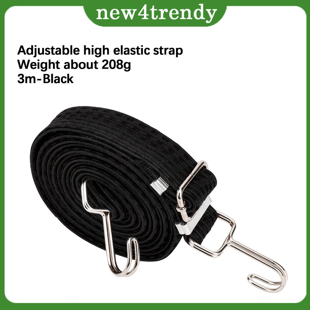 1/2/3 Non-sliding Rubber Luggage Rope Cord For Stable Fixture Of Bike ...