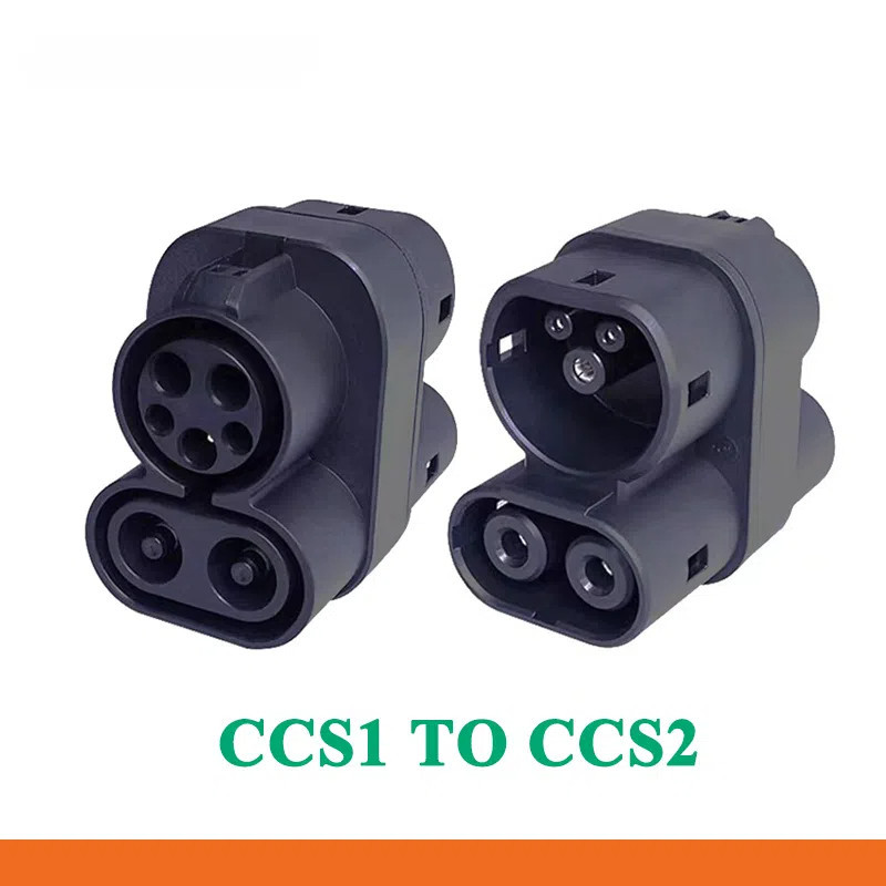 DC From CCS1 Charger to CCS2 EV DC 1000V 250A CCS1 To CCS2 Plug ...
