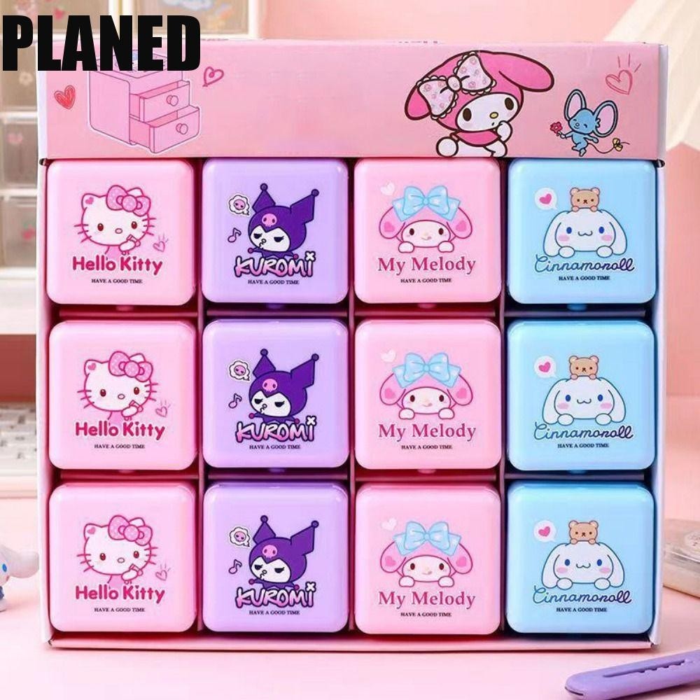 PLANED Kulomi Jewelry Box, Double-layer Japanese Style Kt Cat Drawer ...