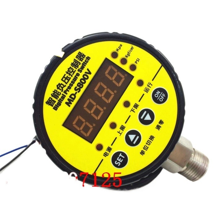 Digital display intelligent pressure switch vacuum negative pressure gauge negative pressure ...