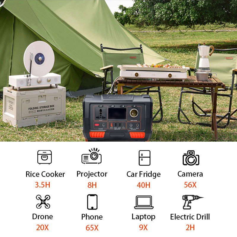 Portable Power Bank 300W Portable Multi-Function Solar Generator ...