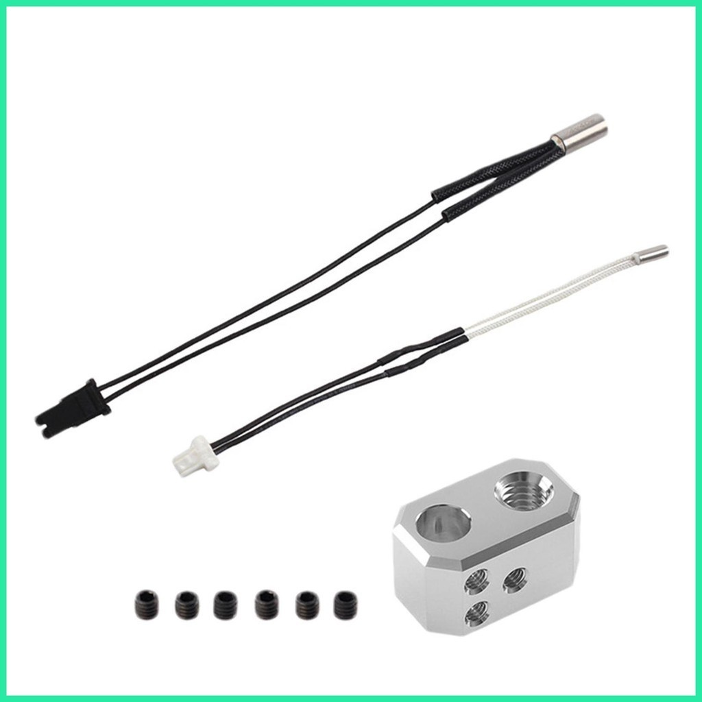 3D Printer Heater Block High Temperature Heating Block Hotend ...