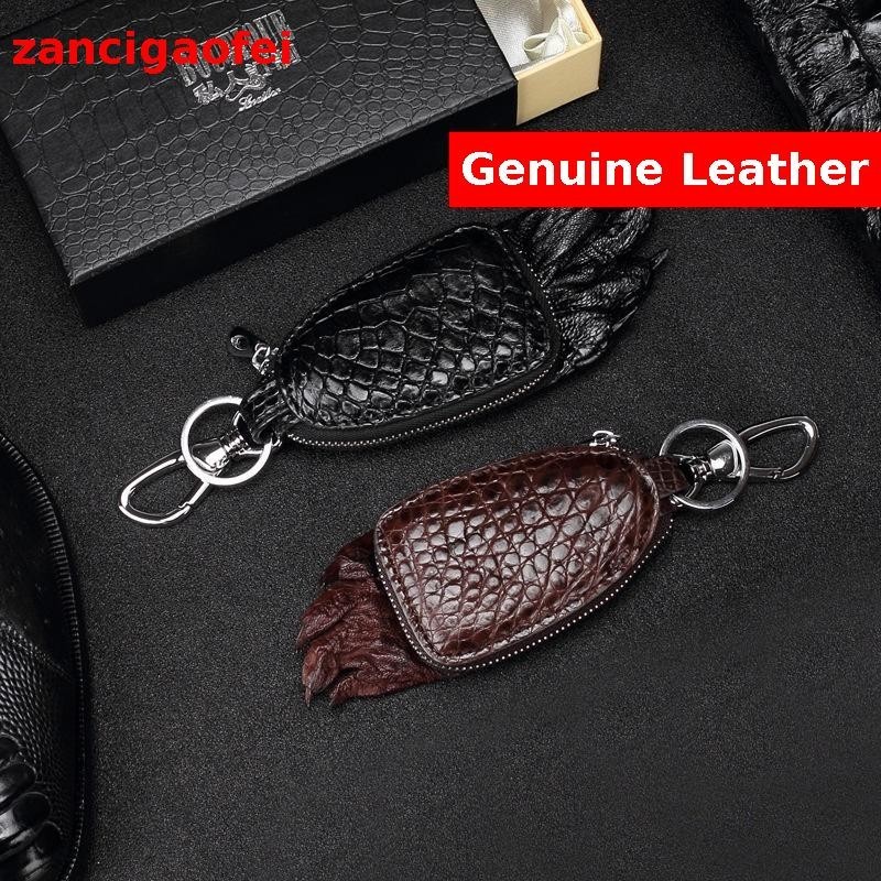 Boutique Real Crocodile Leather Key Case Crocodile Claw Keychain Men ...