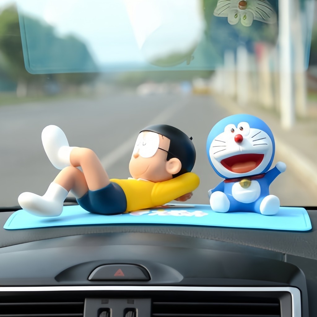 Car Decorations Doraemon Car Doll Centre Console Car Interior Desktop ...