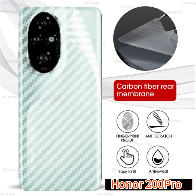 Honor 200 Pro Carbon Fiber Back Film For Honor 200Pro 200Lite 90gt 90Lite 90Pro Honor90 Honor200 ...