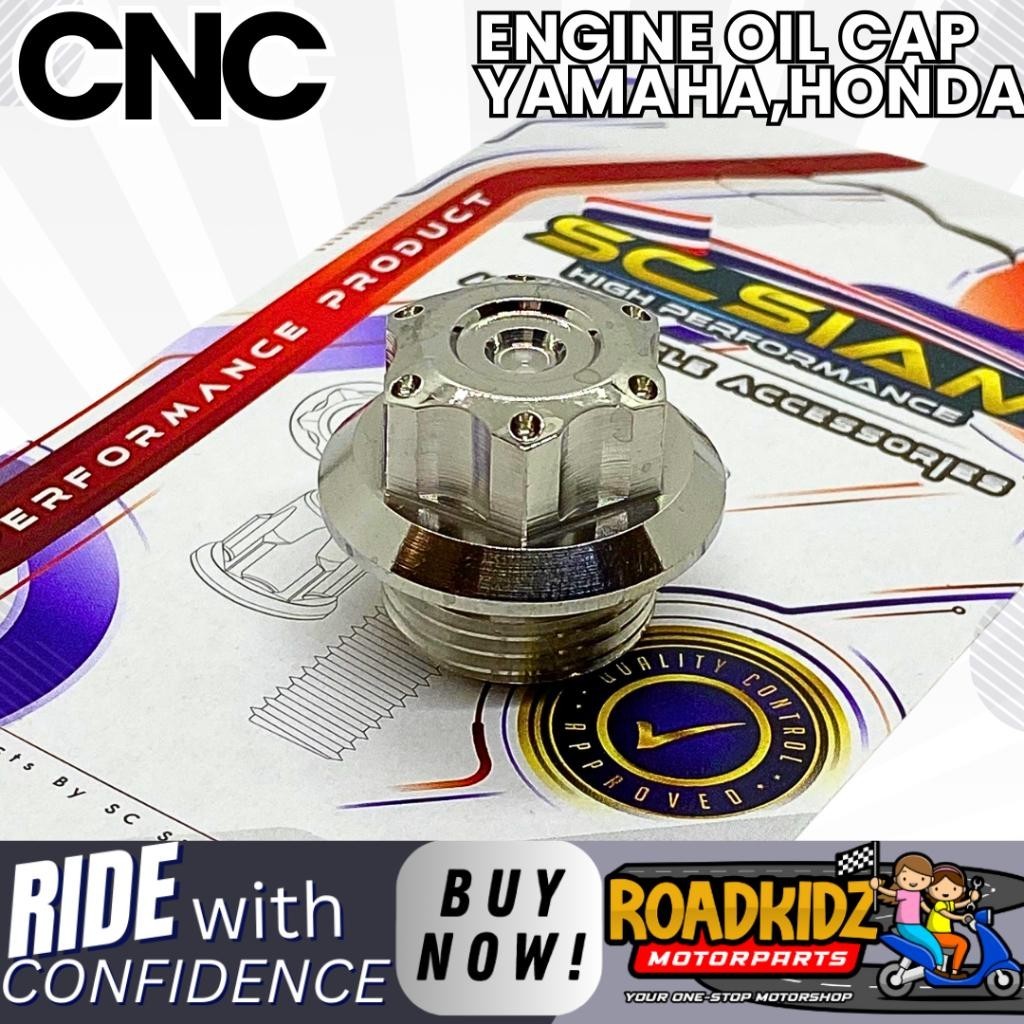 CNC ENGINE OIL CAP BOLT YAMAHA/HONDA/RAIDER | Shopee Philippines