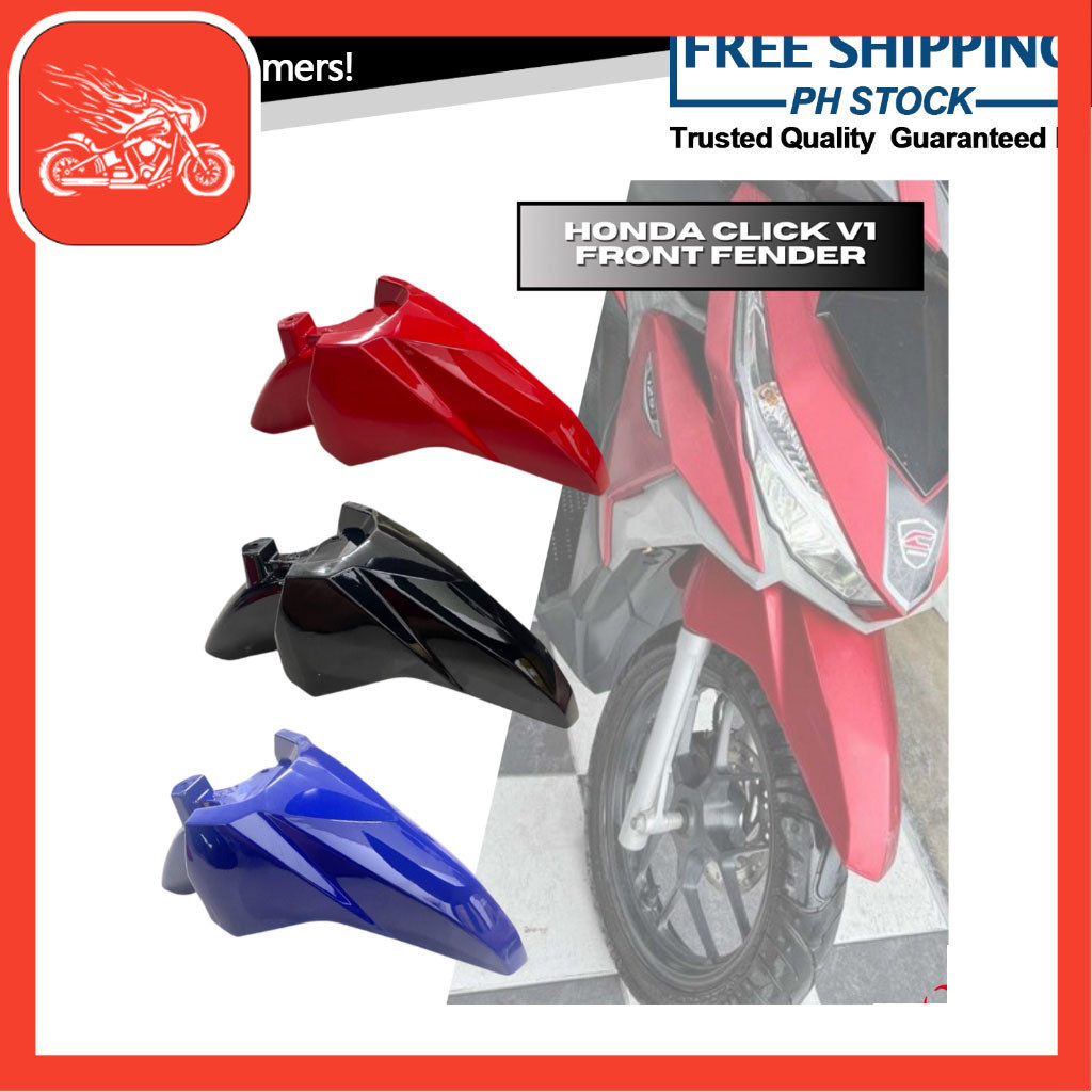 HONDA CLICK V1 MOTORCYCLE PARTS FRONT FENDER | Shopee Philippines