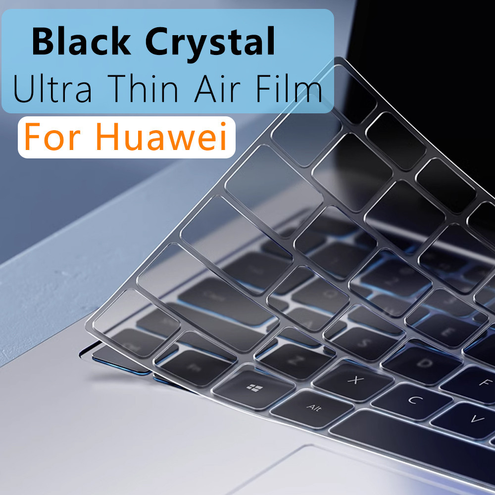 Black Crystal Ultra-Thin TPU Keyboard Cover for Huawei MateBook D14 ...