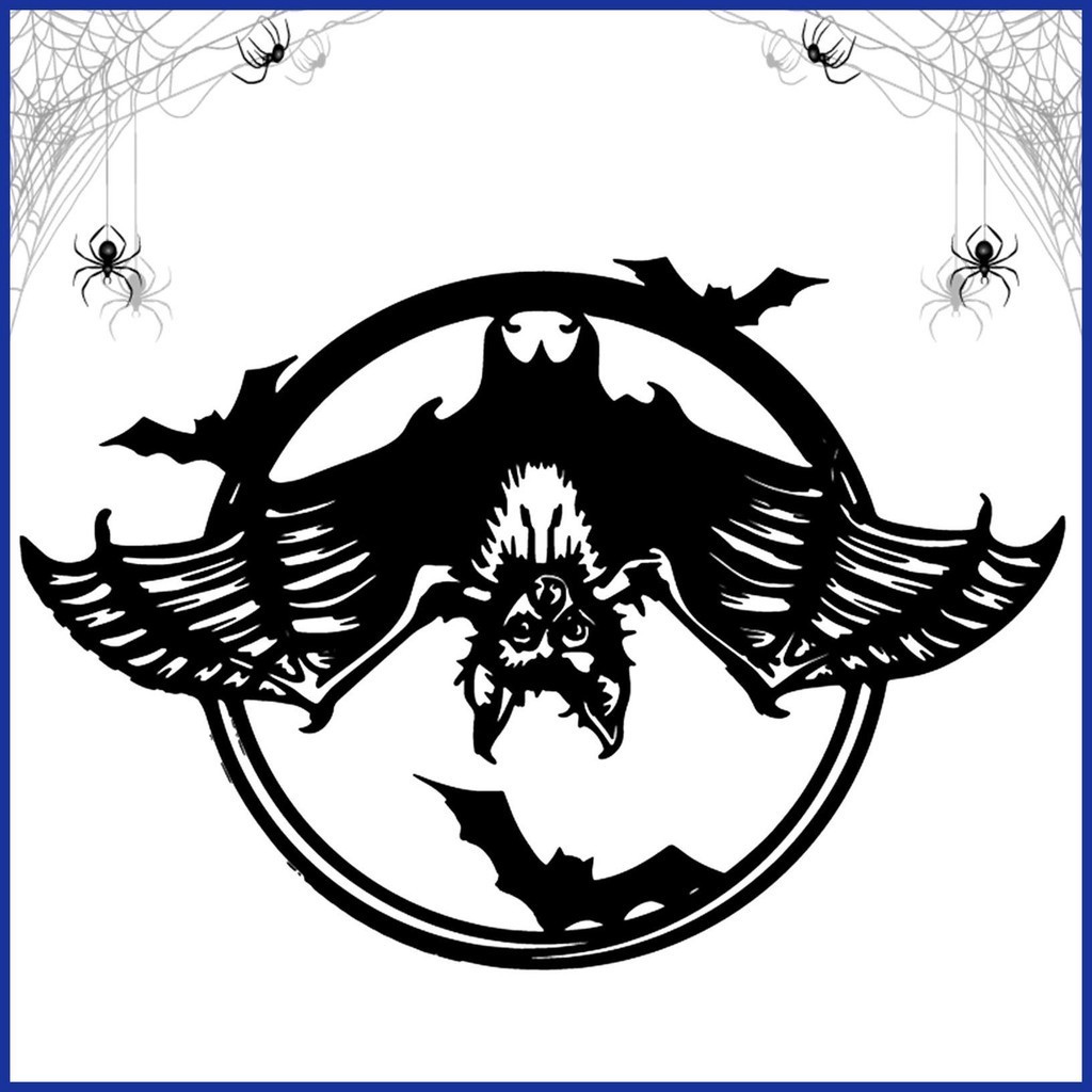 Haunted House Bat Scary Props Halloween Demon Props Wall Aesthetic Art ...