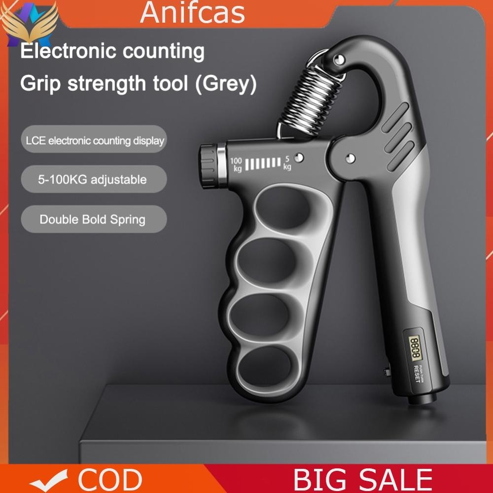 5-100 KG Grip Strength Trainer Hand Gripper Adjustable Resistance ...