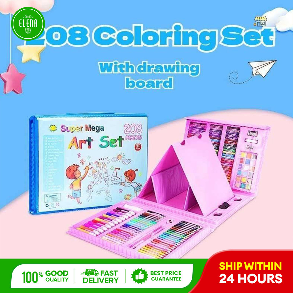 Elena Super Mega Art Set Kids Coloring Material Tools School Supplies ...